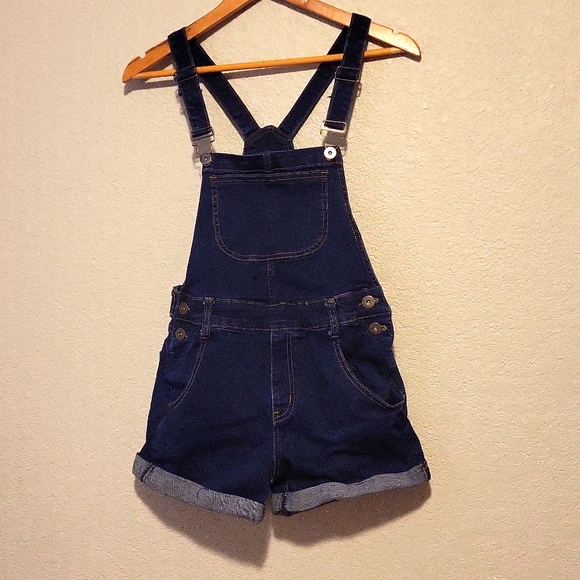 Modcloth | Shorts | Modcloth Denim Overall Shorts Size Xs | Poshmark